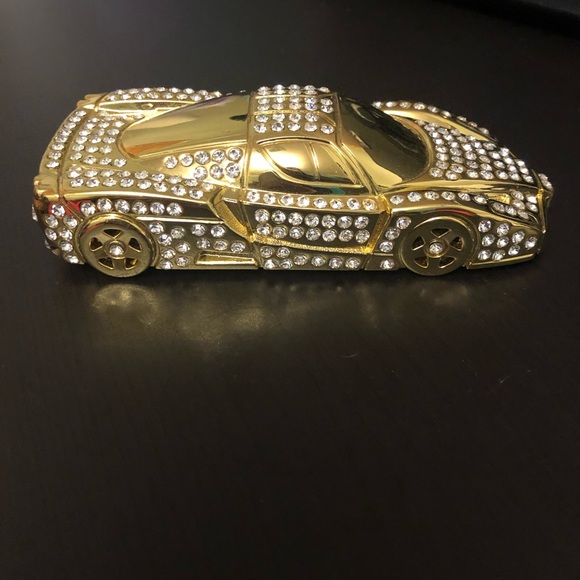 Other | Diamond Gold Car Figurine | Poshmark